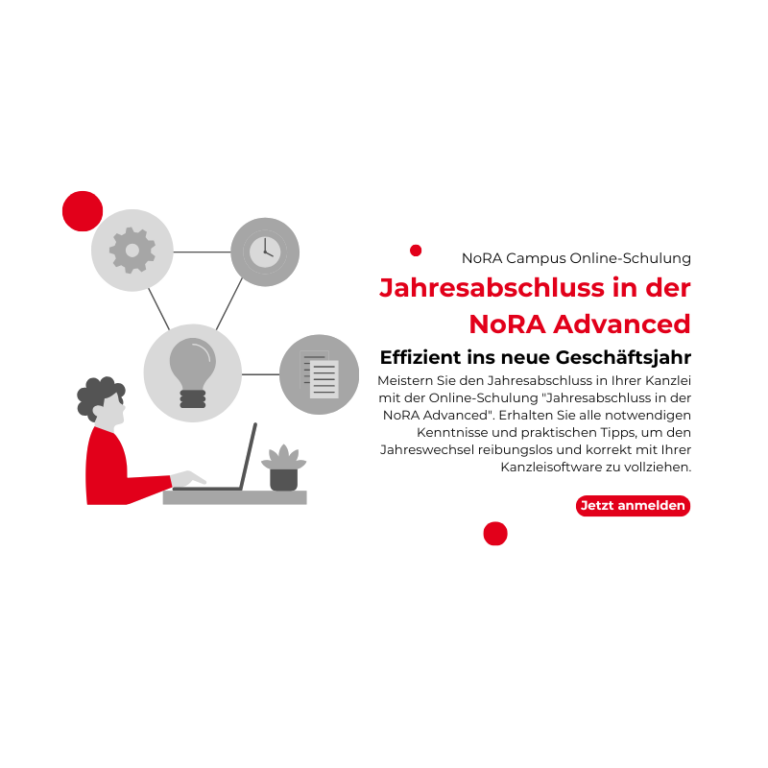 Jahresabschluss in der NoRA Advanced - NoRA-Software NoRA-Software